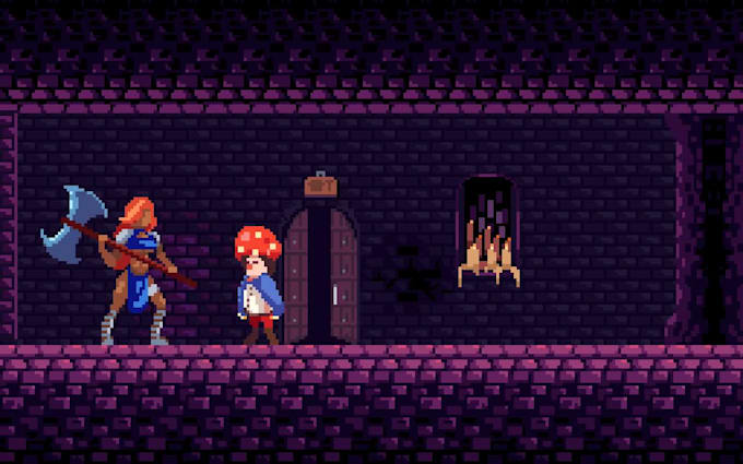 Create pixel art tileset map assets for your game by Shyseel | Fiverr