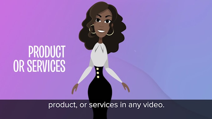 Do an animation with a charismatic 2d female presenter by Hrechko | Fiverr