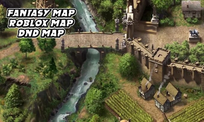 Design custom fantasy maps for roblox, game maps, dnd and tabletop rpg ...
