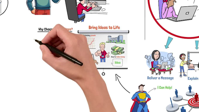 Make an attractive whiteboard explainer video animation by Harsha_s ...