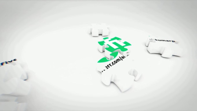 Create a puzzle logo animation by Amitkumarp | Fiverr