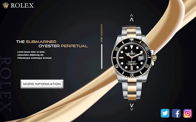 Design social media post for watches and jewellery by Prrashant01 | Fiverr