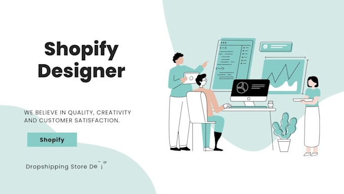 Create, design shopify dropshipping store, shopify website design, redesign by Jamubaid2 | Fiverr