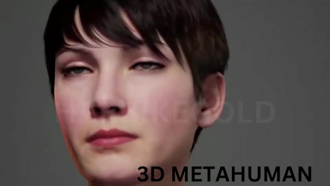 3d metahuman ue4 ue5 metahuman character realistic metahuman creator by Harbikegold | Fiverr