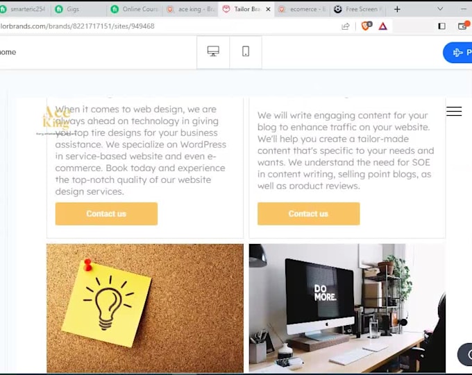 Develop a responsive wordpress website design by Smarteric254 | Fiverr