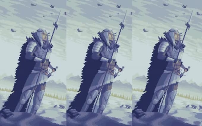 Make sprite character, 8 bit or 16 bit pixel art, pixel art animation ...