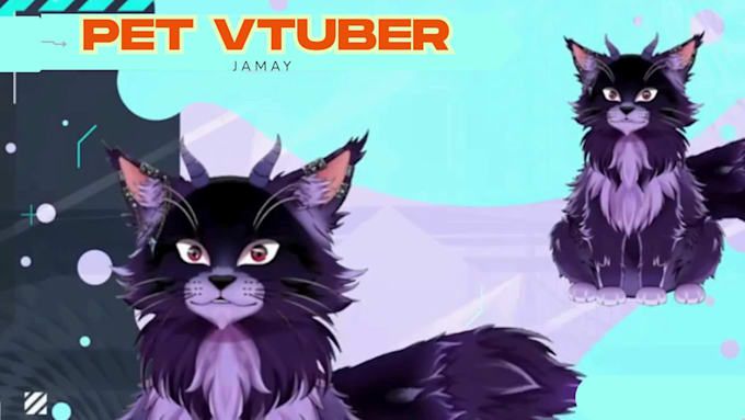 Draw and rig pro pet vtuber model rigging 2d vtuber model animal live2d ...