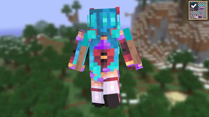 Create minecraft skin or texture pack by Darkcrystal68 | Fiverr