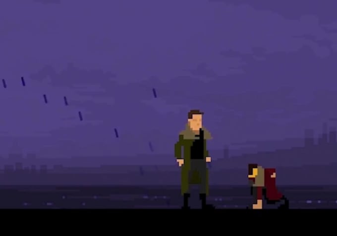 Create pixel art scene, background pixel game asset pixel sprite sheet ...