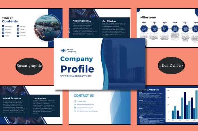 Create a professional powerpoint presentation by Susan_graphic | Fiverr