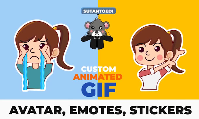 Create a custom animated gif for your avatar, emotes, or stickers by ...