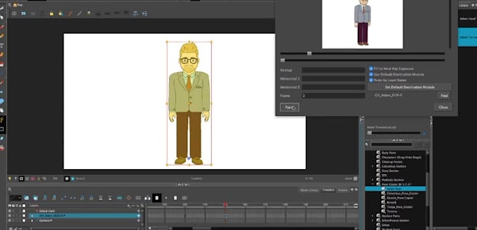 Animate your 2d character in toon boom harmony, rig 2d, toon boom ...