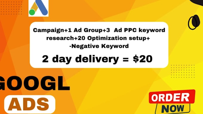 Setup professional google ppc ads campaign and management by Mrabdullah2456 | Fiverr