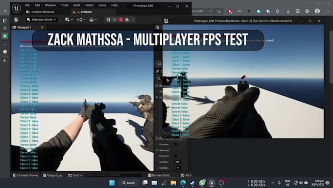 Assist with ue4 or ue5 concepts and issues by Zackmathissa | Fiverr