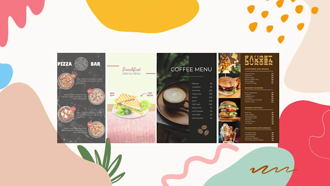 Create food menu design for your restaurant by Jahirulislam19 | Fiverr