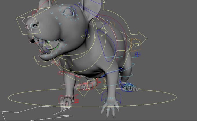 Do a complete 3d rig in autodesk maya for you by Diegufp | Fiverr