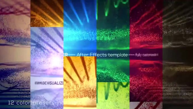 Create an incredible custom music visualizer or audio spectrum by Zeenatp | Fiverr