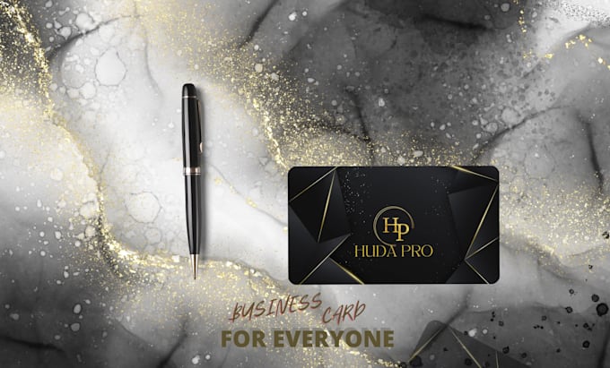 Provide a unique luxury business card by Hudapro | Fiverr