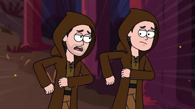 2d traditional animation 2d cartoon character animation 2d line art ...