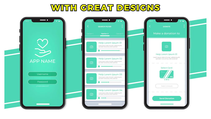 Create ui ux designs for mobile apps in figma for ios or android by ...