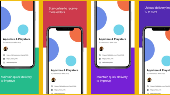 Design playstore feature graphic appstore screenshots by Zahid105 | Fiverr