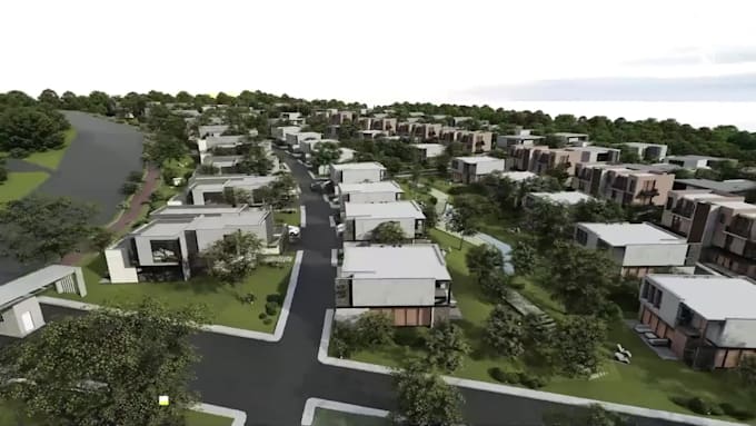 Do cinematic architectural 3d walkthrough animations by Esrabor | Fiverr