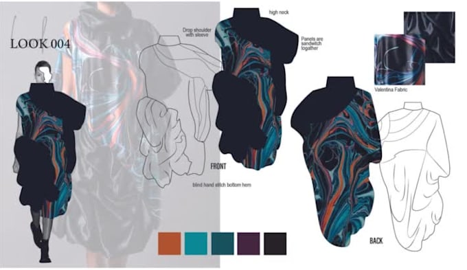 Create flat sketches for your designs by Seniyawishwa | Fiverr