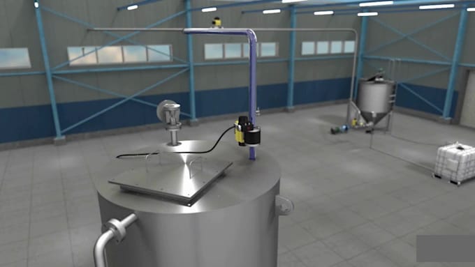 Create 3d industrial safety training, mechanical animation, factory ...