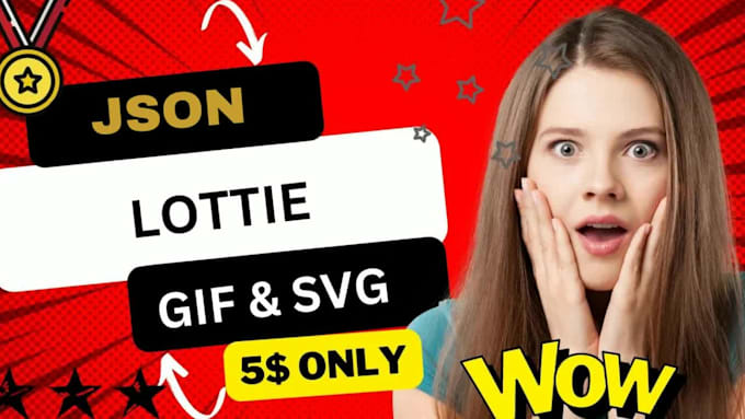 Create Json Lottie Svg Animation For Mobile App Web Html And