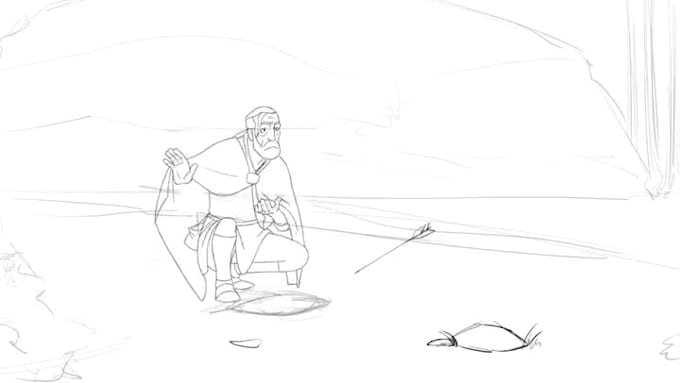 Draw 2d line art animation, 2d pencil sketch, 2d traditional by Bukrah ...