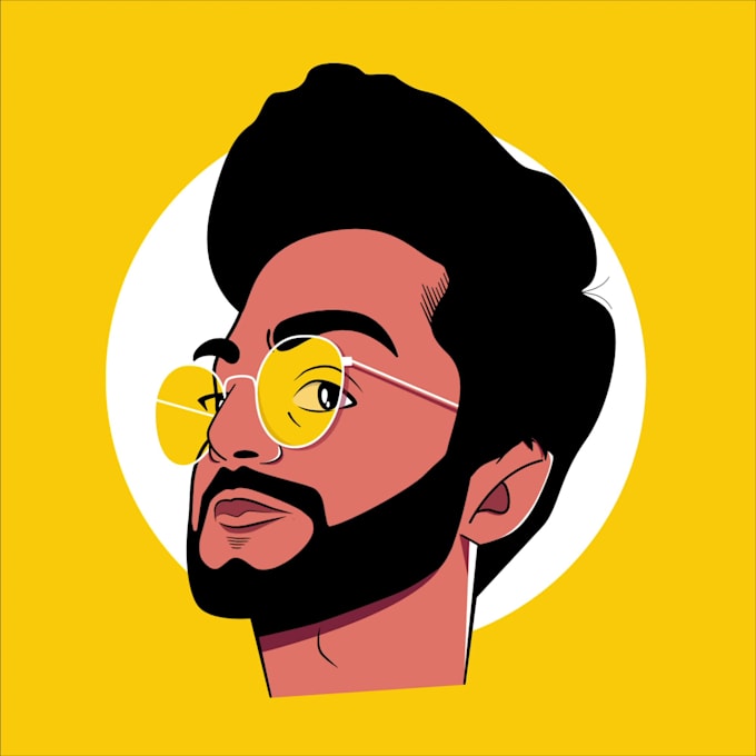 Create an animated cartoon portrait of yourself by Sheikjeeshan | Fiverr