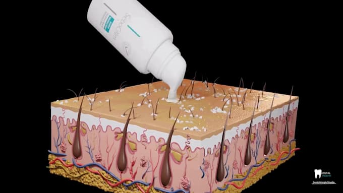 Create 3d medical animation, skin treatment explainer, anatomy, and ...