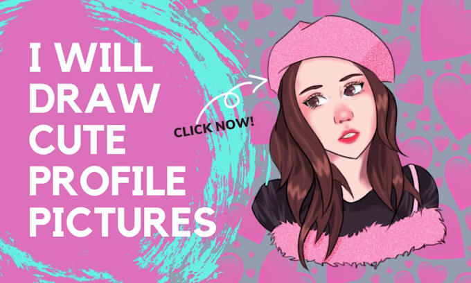 Draw cute profile picture by Shirizelt | Fiverr