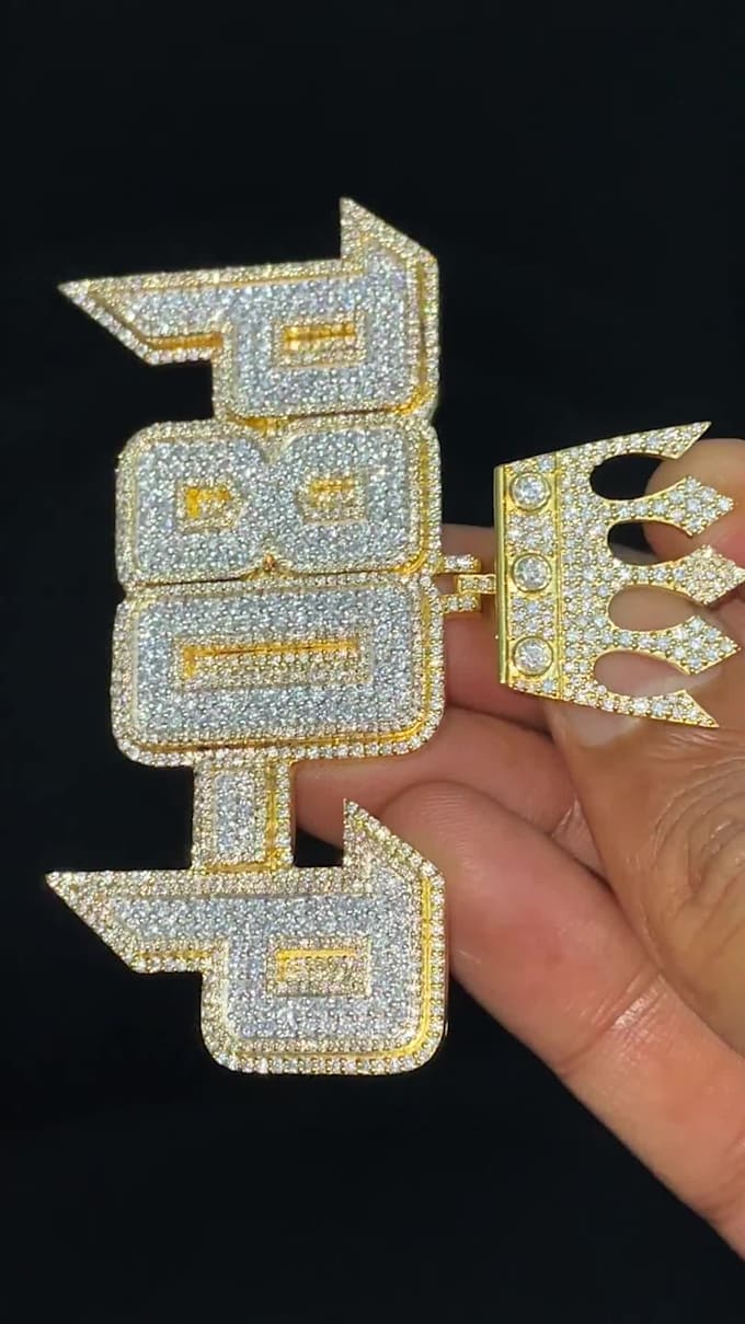 Any type of 3d cad jewelry model, custom letter pendant by ...