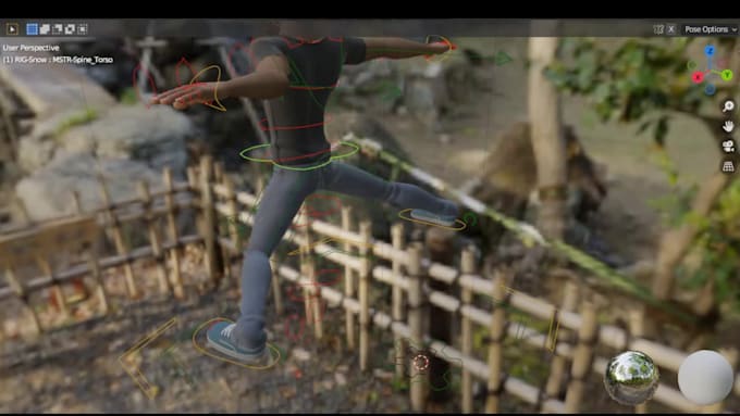 Create the rig for 3d character in maya and blender by Piyahunzai | Fiverr