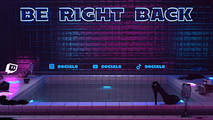 Make you a custom be right back screen by Fiveuhlive | Fiverr