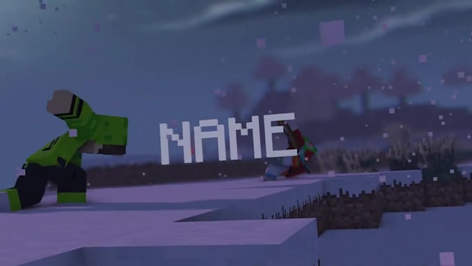 Animate and edit a minecraft intro for you by Cubecoob | Fiverr