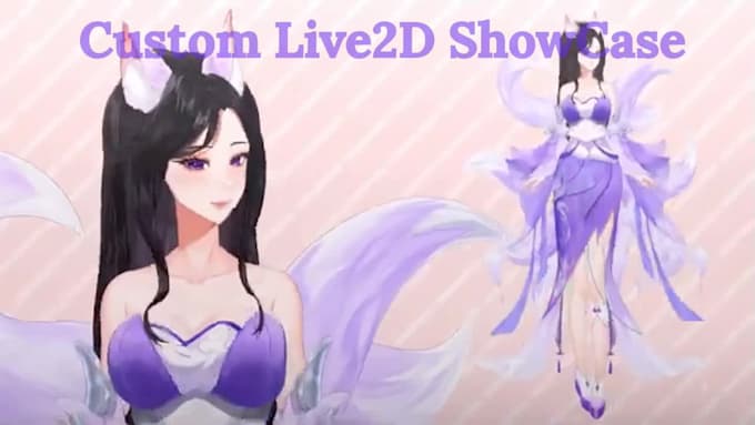 Draw live2d showcase live2d cubism live2d rigging live2d avatar vtuber design by Shuamuina | Fiverr