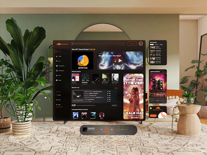 Create ui ux for your apple vision pro app by Hurrachiwebsite | Fiverr
