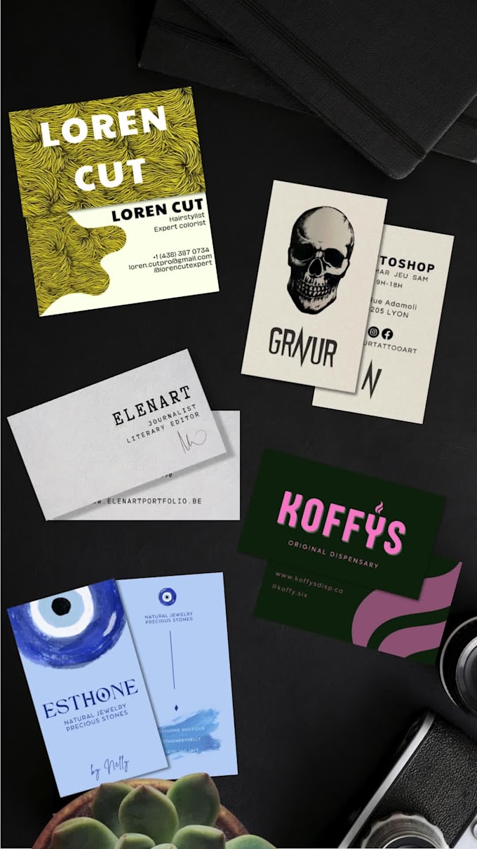Design your visit card fast by Onyx_content | Fiverr