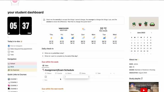 Create custom notion templates for advanced aesthetic by Wajihjallal ...