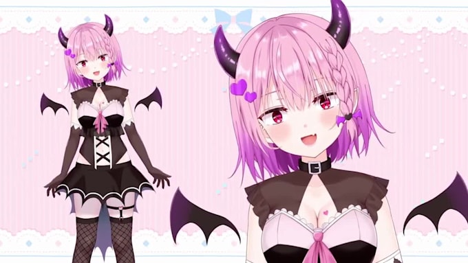 Draw live 2d vtuber model, live 2d rigging, vtuber model, vtuber commission by Tyler_ria | Fiverr