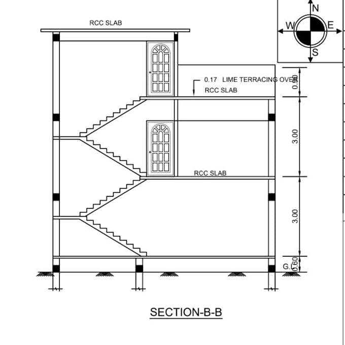 Do all detail drawing of plan with section elevation front side view ...