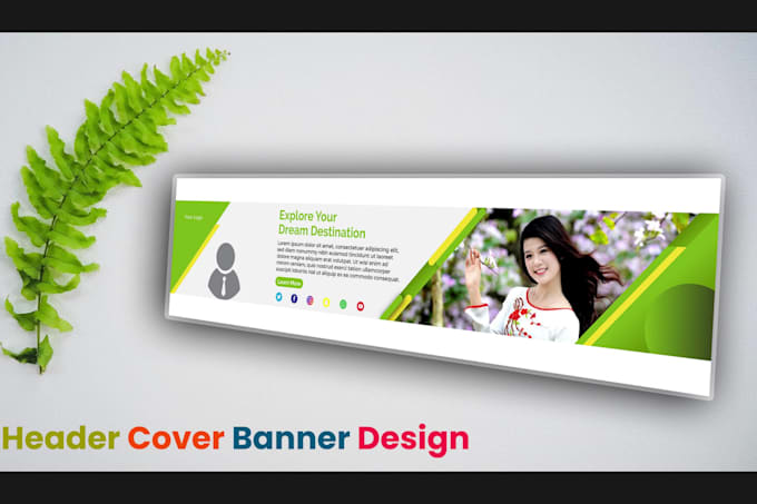 Eye catchy linkedin banner cover header design by Alauddinhasib | Fiverr
