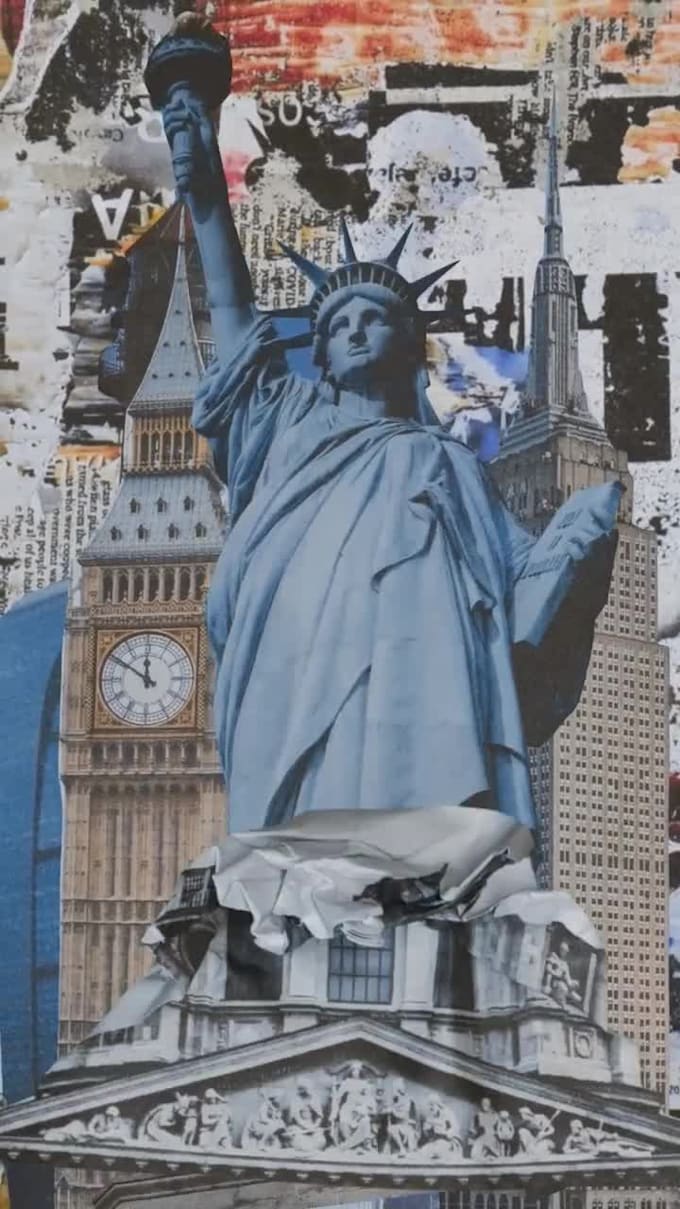 Do perfect collage animation, digital collage, animated art for your ...