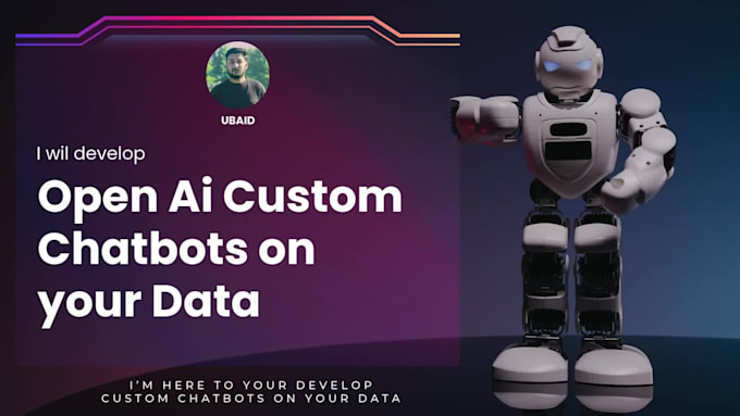 Build llm chatbot, rag nlp agentic ai with langchain in python by Ubaidbi | Fiverr