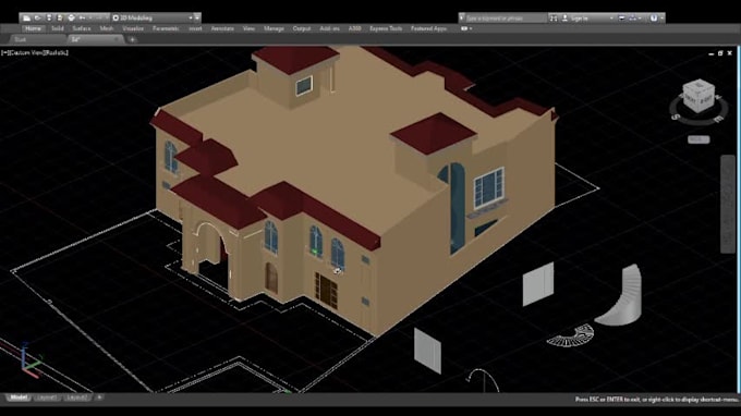 Do 2d and 3d modeling in autocad by Reflex_draftman | Fiverr