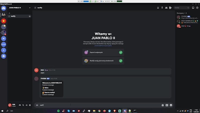 Create discord verify bot by Ikeamarkus | Fiverr