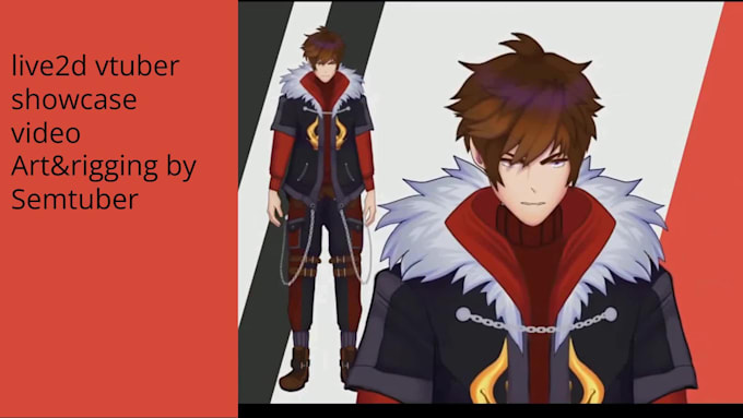 Draw and rig 2d amazing 2d vtuber model, live2d vtuber model, by ...