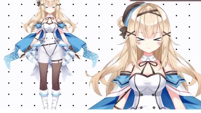 Design and rigging vtuber character in live2d, for vtuber model and vtube by Oloyinart | Fiverr
